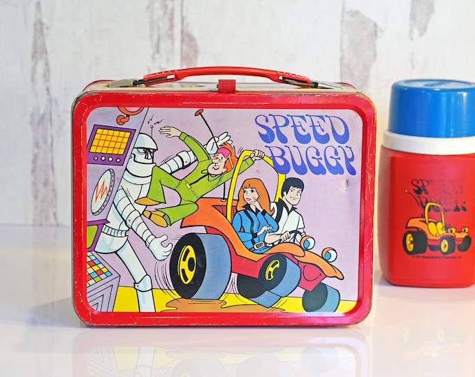 Vintage 1973 King Seeley Hanna Barbera Speed Buggy Metal Lunch Box ...