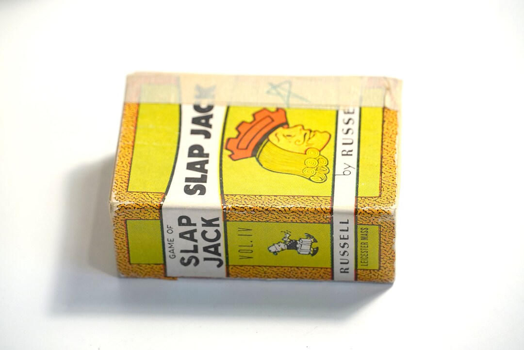 Vintage 1935 Russell Big Little Card Game Slap Jack 550-4, Mini Cards ...