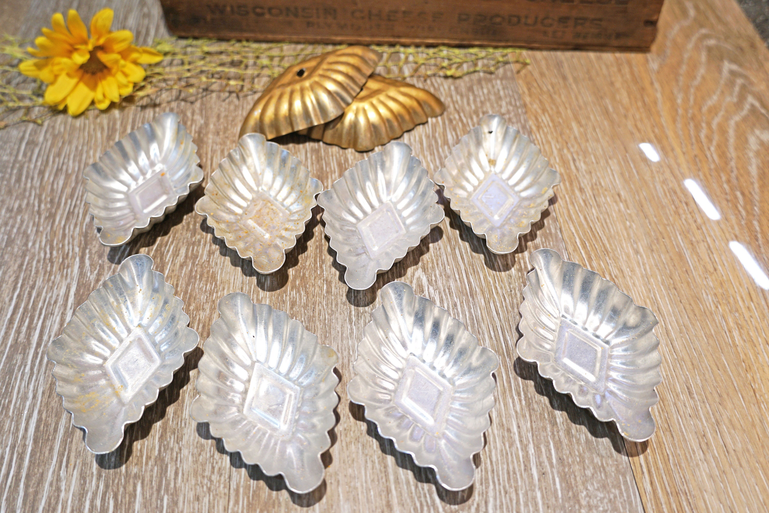 Vintage Scalloped Diamond Shape Molds Set of Crafting | Etsy