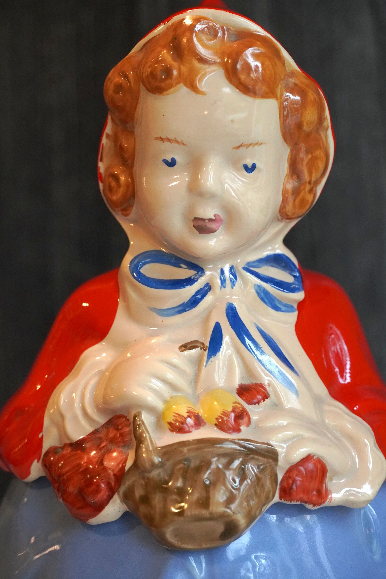 Vintage 1940s Pottery Guild of America Little Red Riding Hood - Etsy