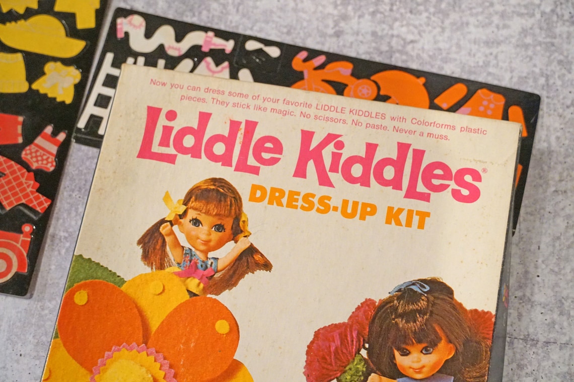 Vintage 1968 Colorforms Mattel Liddle Kiddles Play Set | Etsy