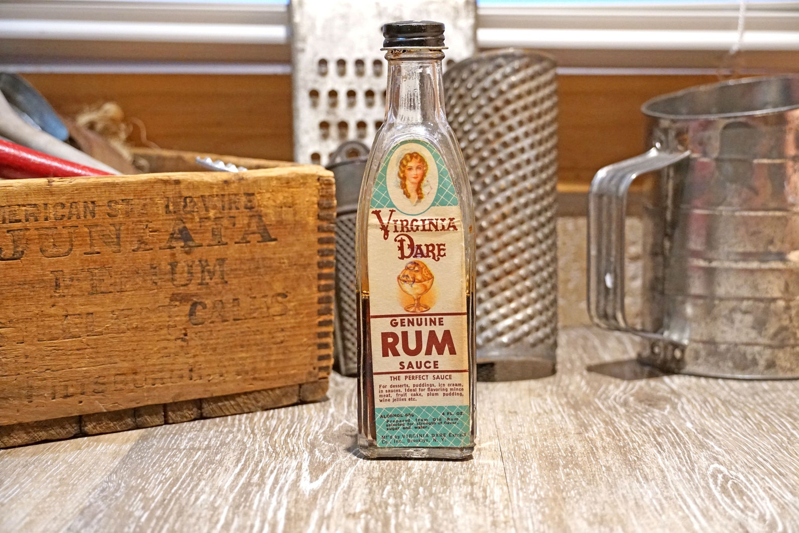 Antique Virginia Dare Extract Company Genuine Rum Sauce - Etsy