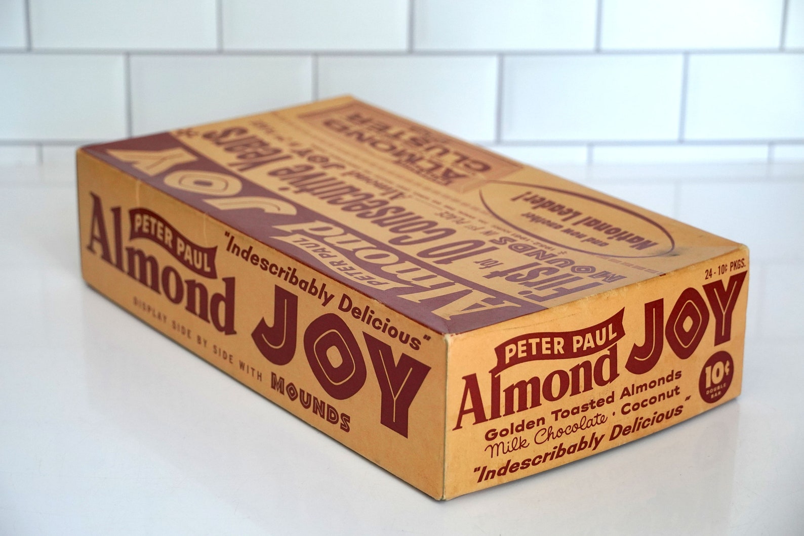 Vintage 1961 Peter Paul Mounds Almond Joy Chocolate Candy Bar - Etsy