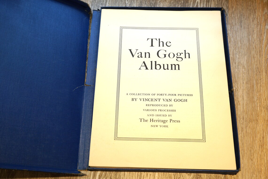 Vintage 1949 the Van Gogh Album the Heritage Press A - Etsy