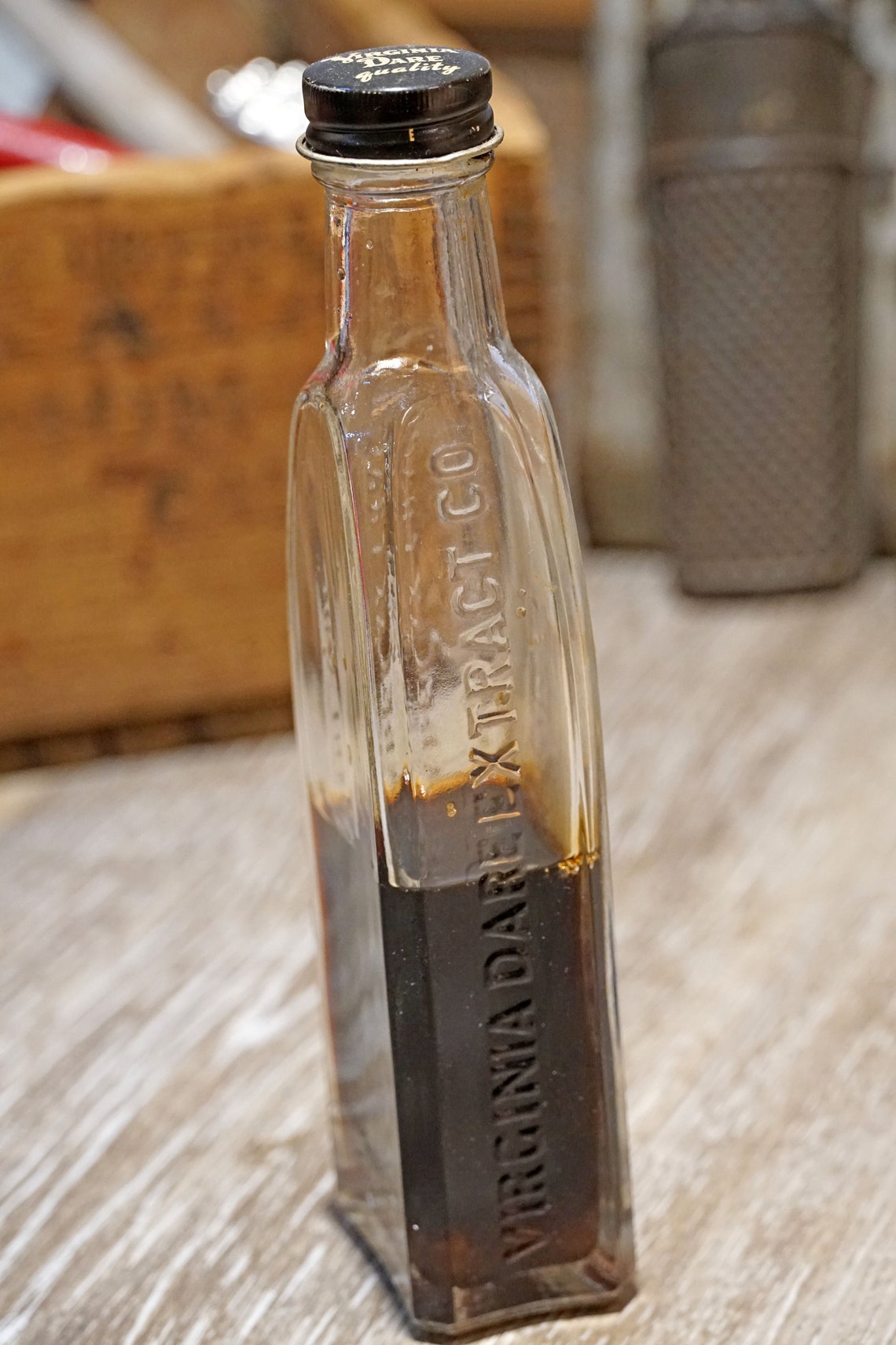 Antique Virginia Dare Extract Company Genuine Rum Sauce - Etsy
