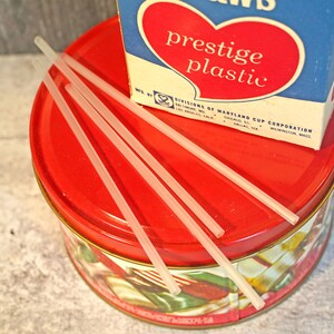 Vintage Sweetheart Drinking Straws 500 Count Box Stock 715 - Etsy