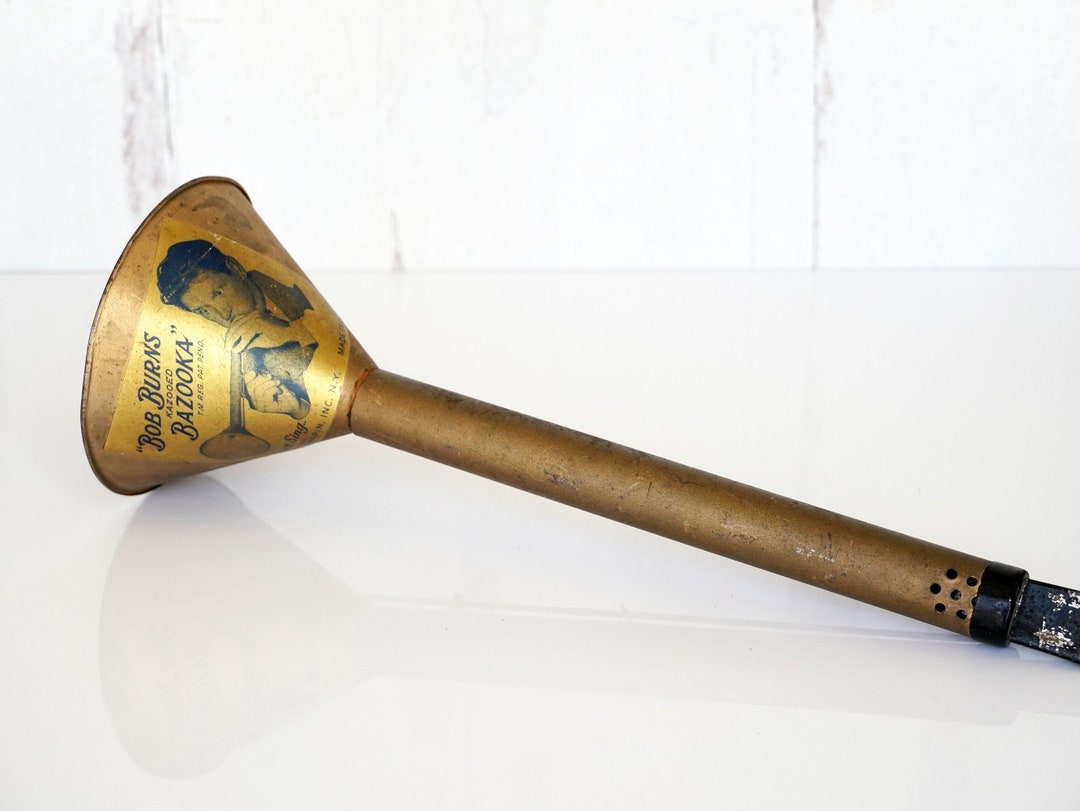 Vintage 1930s Bob Burns Kazooed Bazooka Horn, Pat Pending M.M ...