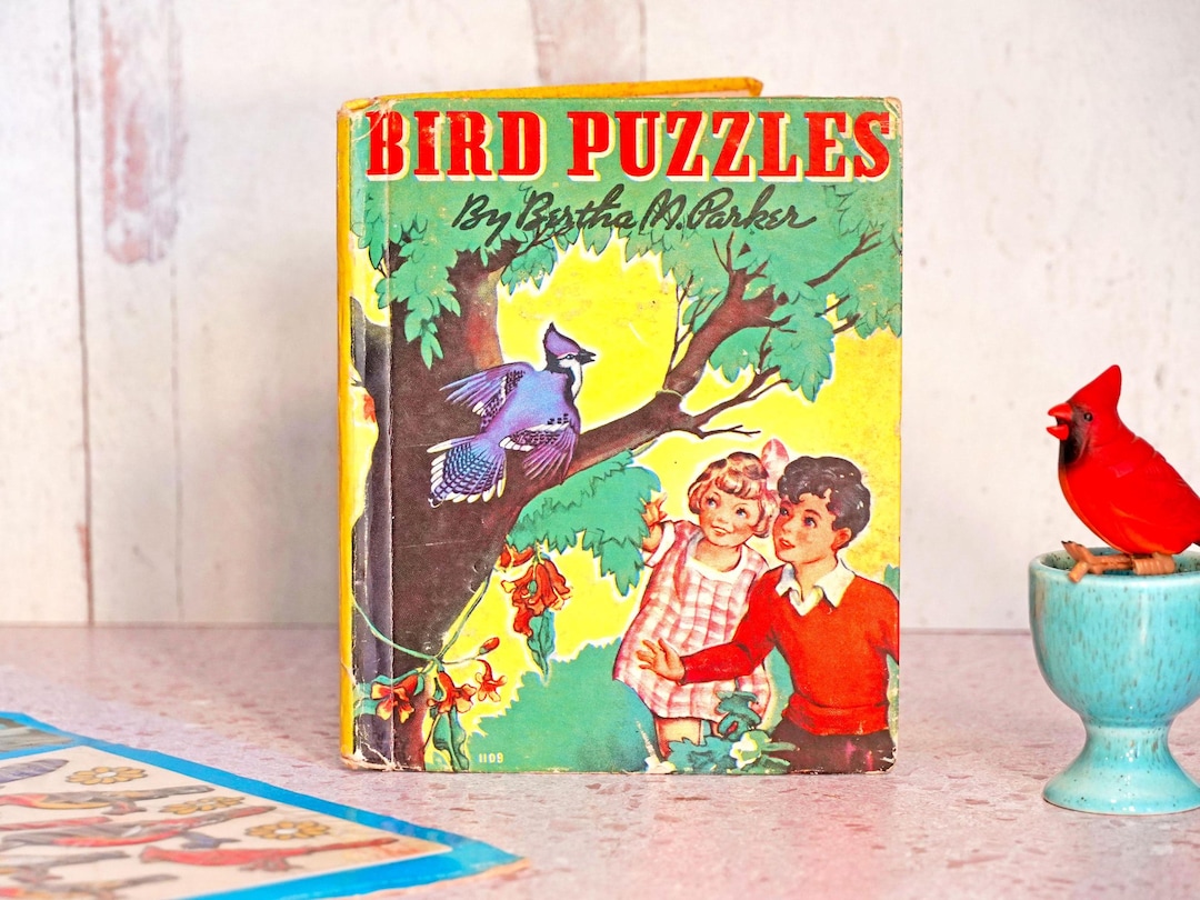 Vintage 1938 Bird Puzzles, by Bertha M. Parker, Whitman Publishing ...