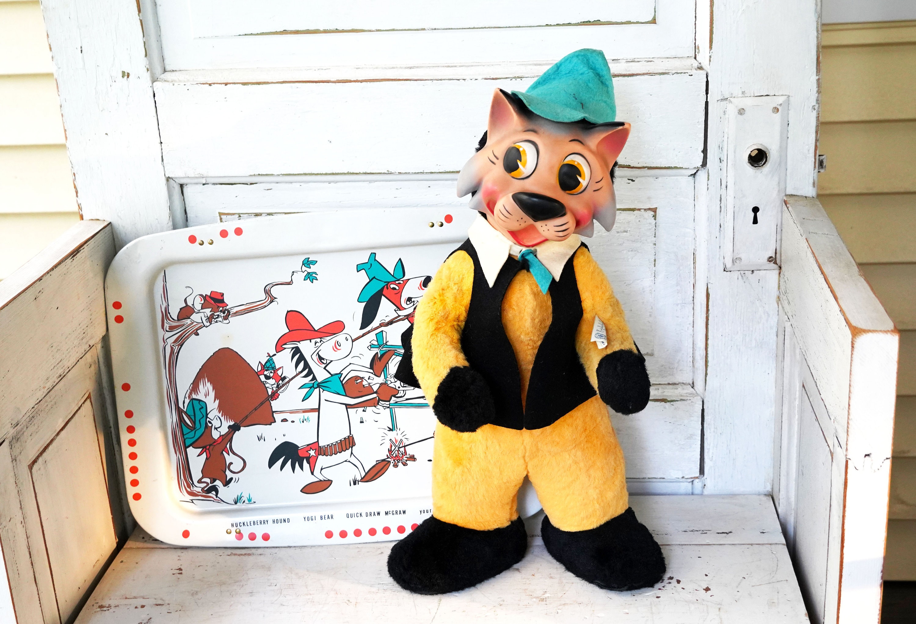 Knickerbocker Plush Mr. Jink Cat, 1959, Huckleberry Hound - glwec.in