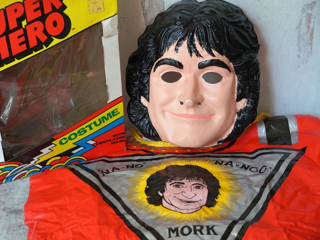 Vintage 1978 Ben Cooper Mork From Ork Halloween Costume, Robin Williams ...
