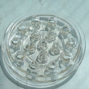 Vintage Depression Glass Frog Insert for Rose Bowl, 5 1/2", 16 Holes ...