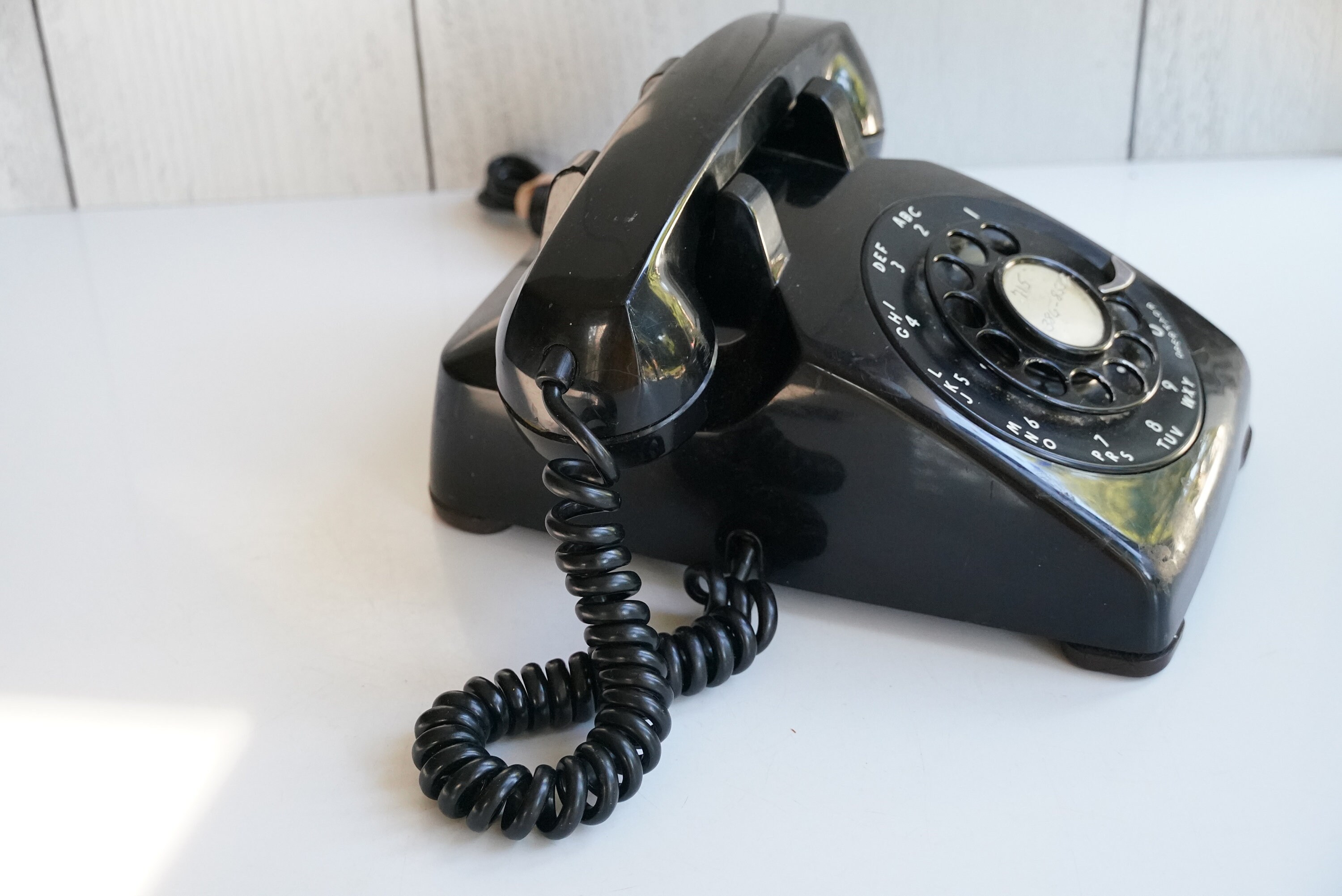 Vintage 1961 Bell System Black 500 Rotary Telephone Metal - Etsy