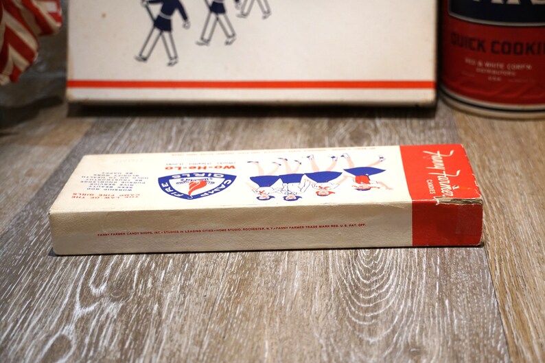 Vintage 1950s Fanny Farmer Camp Fire Girls Candy Box | Etsy