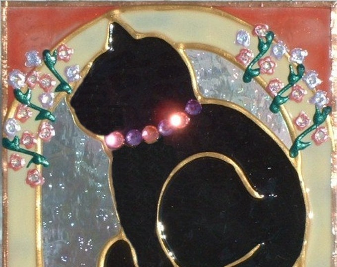 Personalized Black Cat Night Light Plug in Wall. Unique Decorative ...