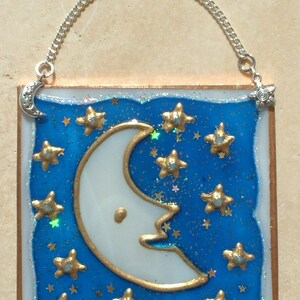 Personalized Moon Stars Night Light Plug in Wall. Crescent - Etsy