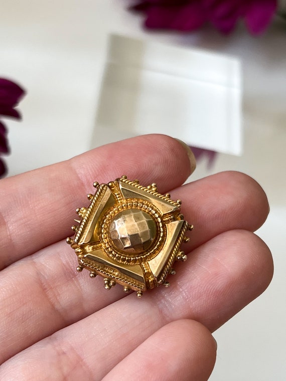 Antique Victorian Memento Mori Hair Locket Brooch Pen… - Gem Antique Victorian Memento Mori Hair Locket Brooch Pen… - Gem