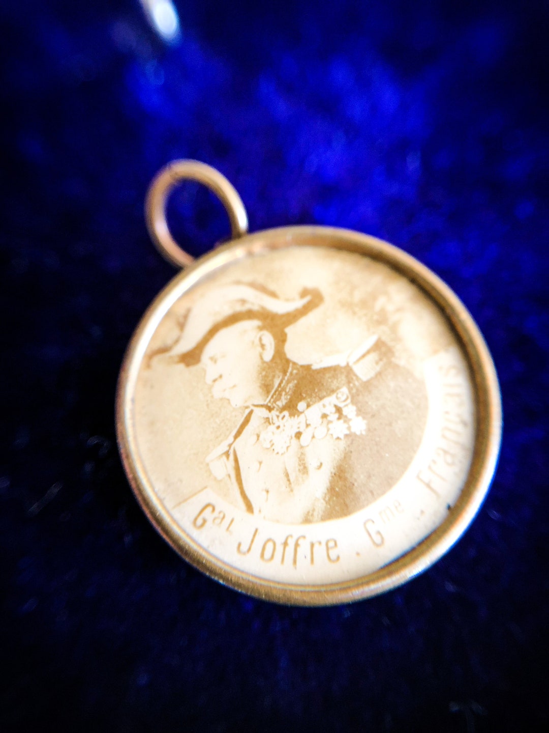 Antique WWI French Double Locket Medal Souvenir Pendant - Joseph ...