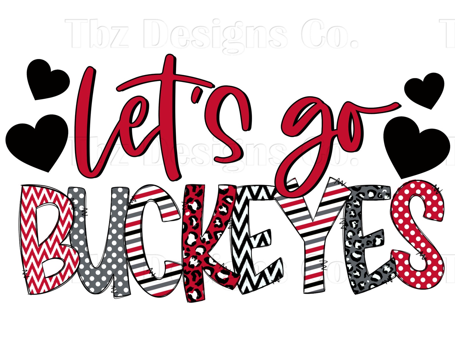 READY TO PRESS Transfer Lets go Buckeyes Ohio T-shirt Design | Etsy