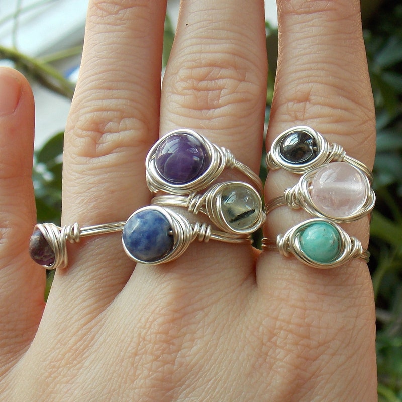 Wire Wrapped Ring - Etsy