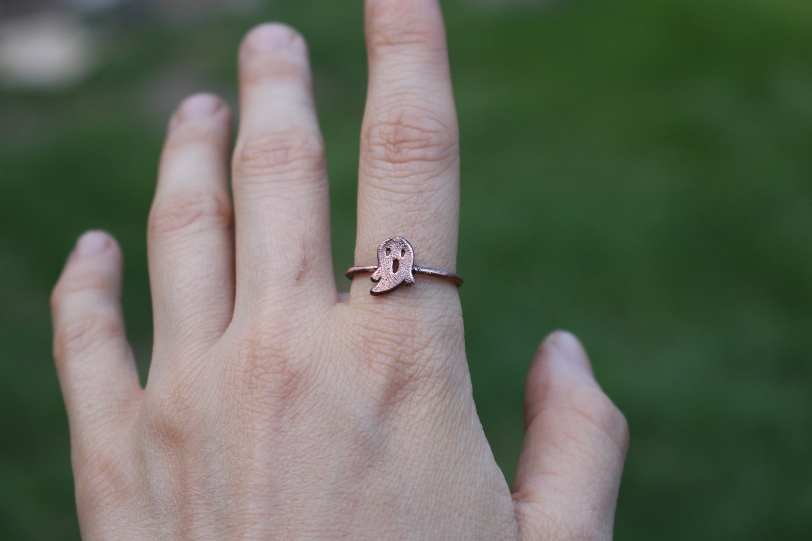 Ghost Ring Spooky Season Jewelry Halloween Jewelry Fall - Etsy