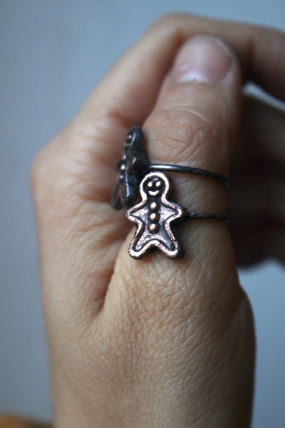 Gingerbread Ring, Cookie Charm Jewelry - Etsy