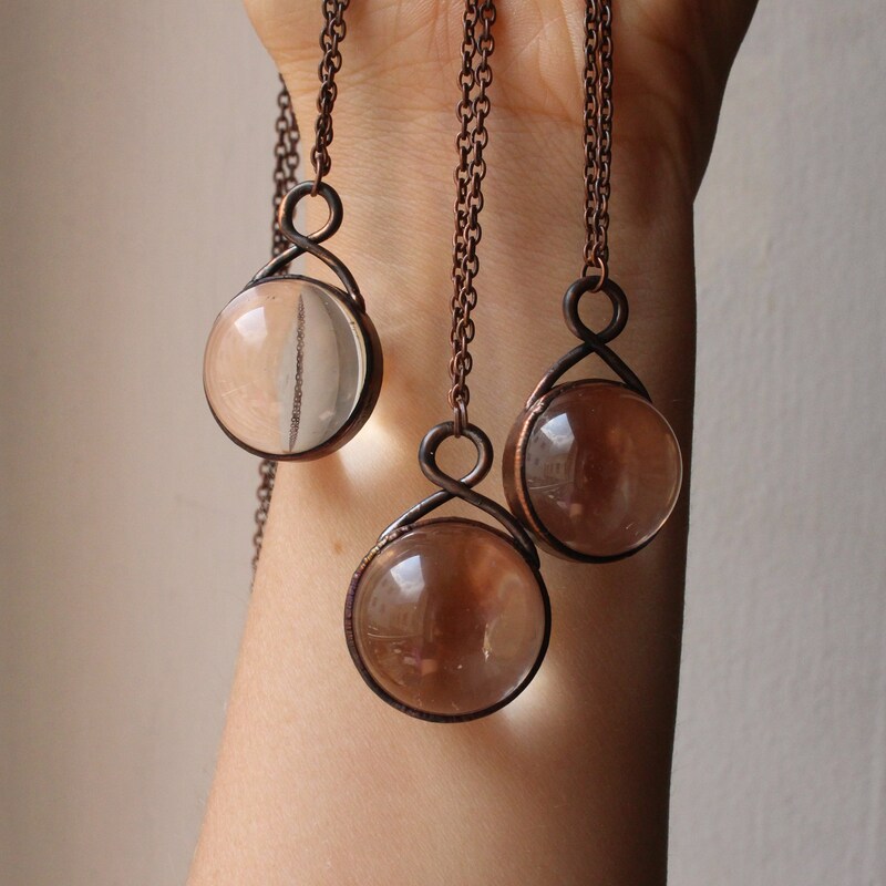 Crystal Ball Jewelry - Etsy