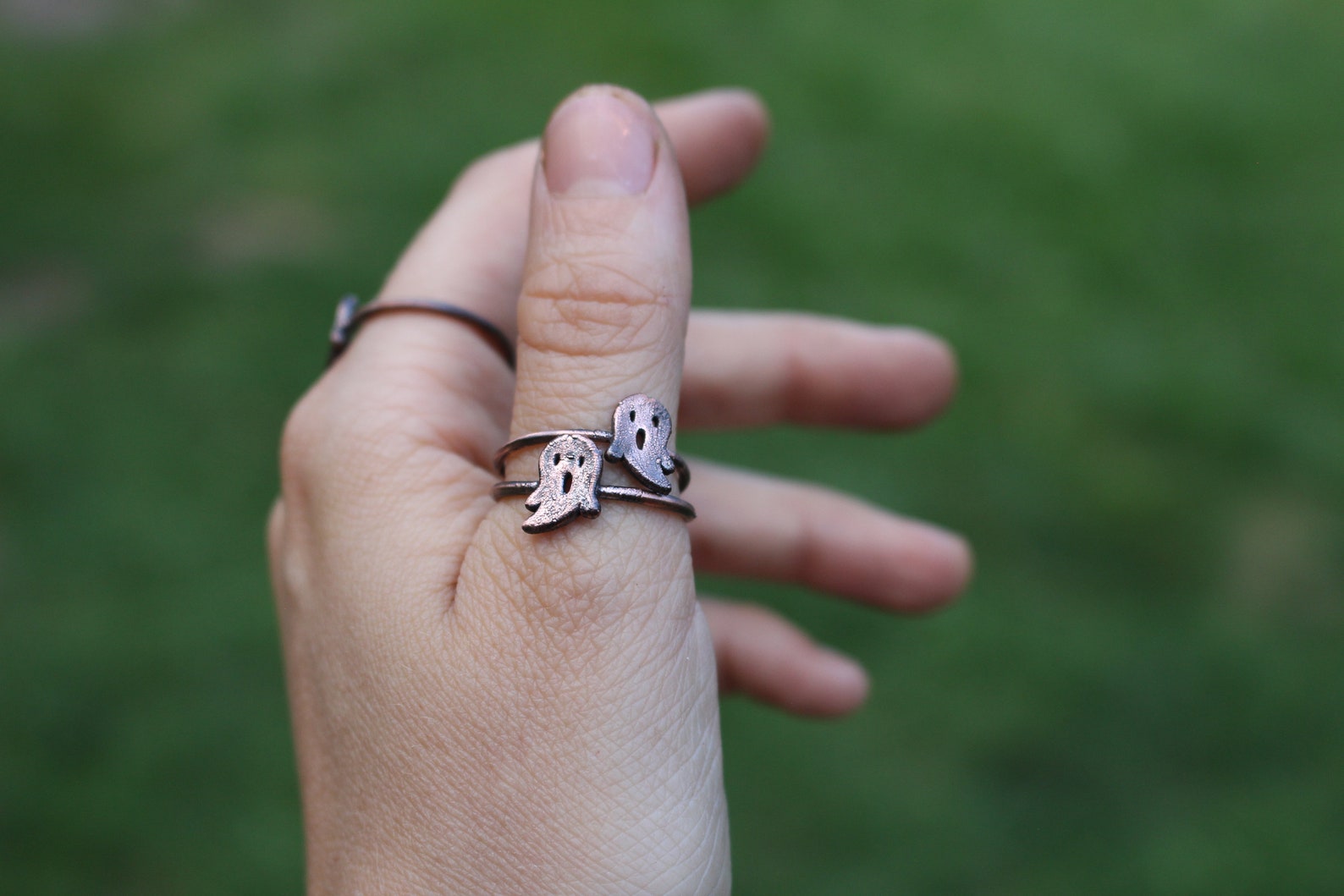 Ghost Ring, Spooky Season Jewelry, Halloween Jewelry, Fall Autumn ...