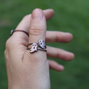 Ghost Ring, Spooky Season Jewelry, Halloween Jewelry, Fall Autumn ...