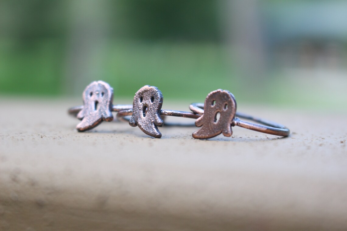 Ghost Ring Spooky Season Jewelry Halloween Jewelry Fall - Etsy