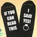 I SAID YES SOCKS - If You Can Read This, I Said Yes - Engagement ...