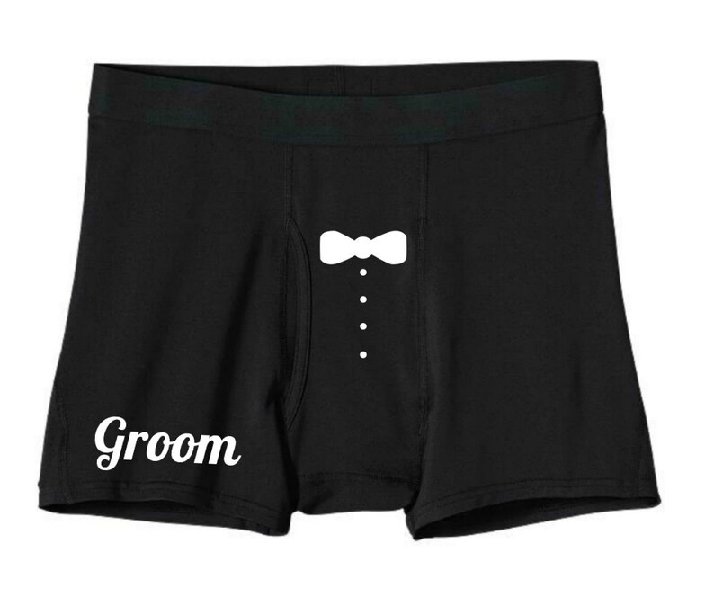 Personalized Groom Boxers - Groom Underwear - Gift for Groom From Wife ...