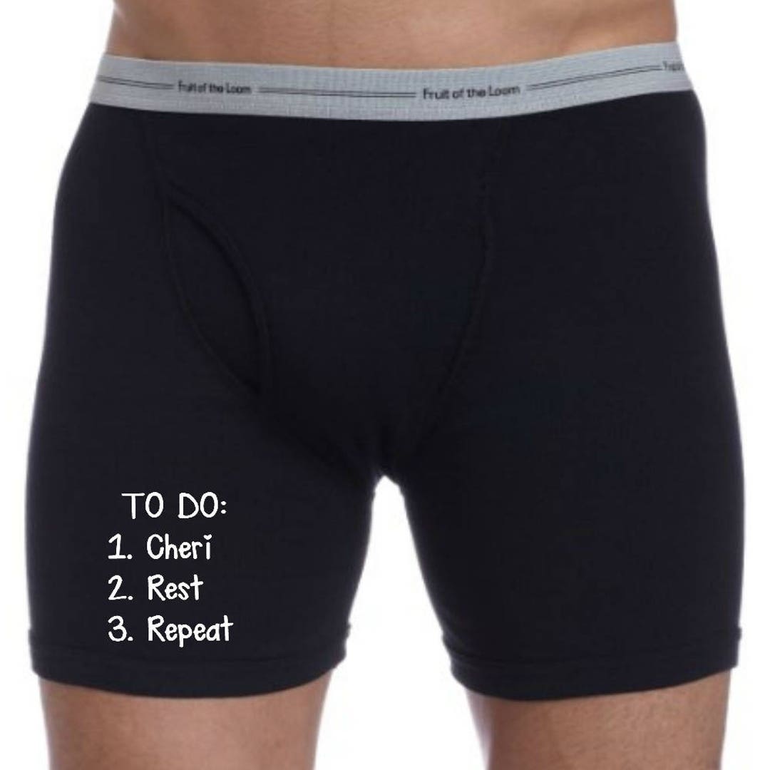 To Do Boxers - Husband Gift - Boyfriend Gift - Gift for Him - Novelty ...