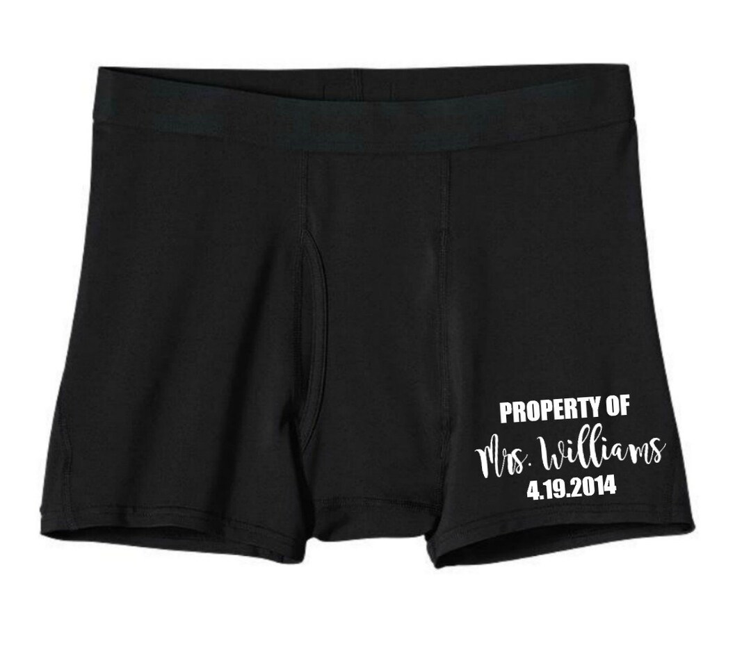 Property of Boxers - Personalized Boxers - Groom Gift - Honeymoon ...
