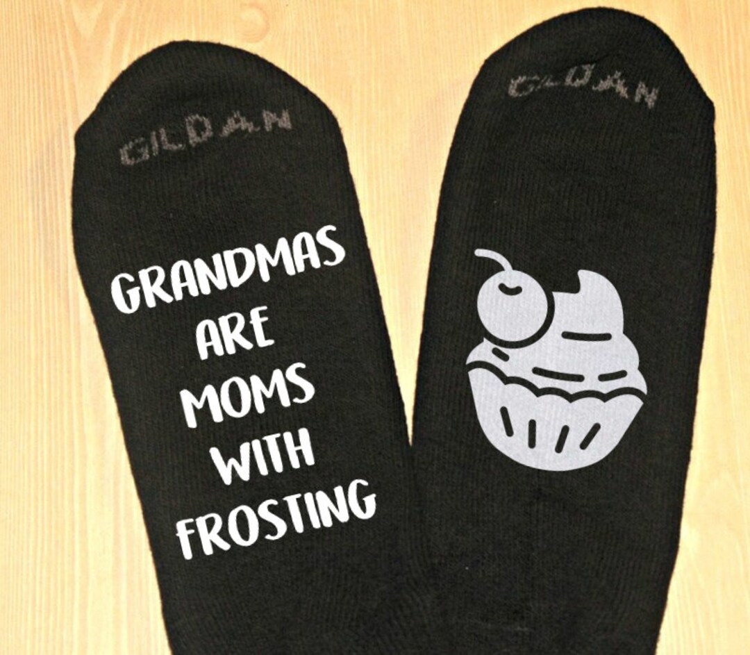 Grandmas Are Moms With Frosting - Grandmother Gift - Grandma Gift ...