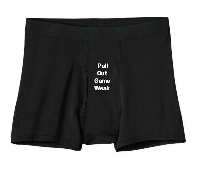 Pull Out Game Weak Boxers Funny Boxers Novelty Underwear - Etsy