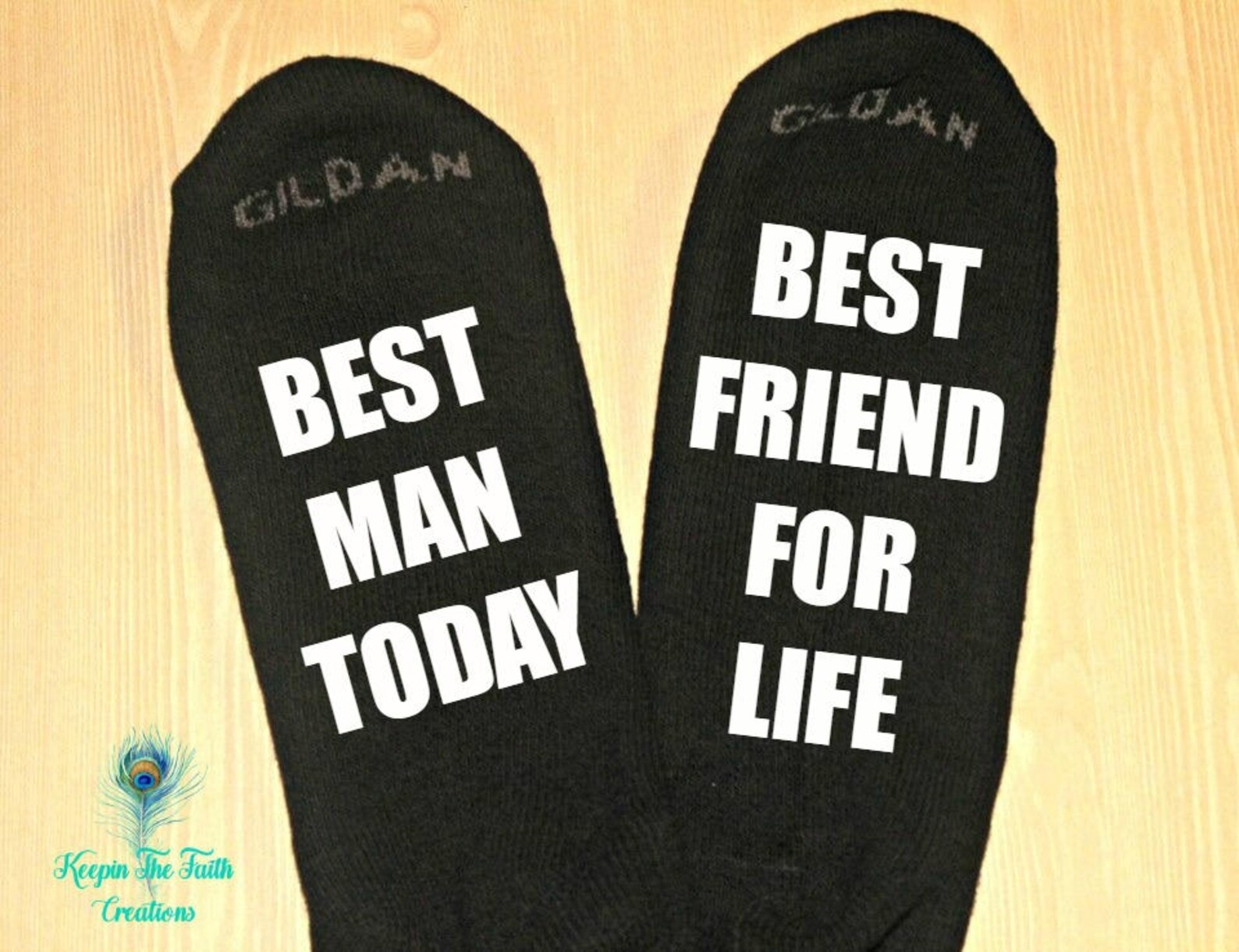 BEST MAN SOCKS - Wedding Socks - Groom Socks - Best Man - Groomsmen ...