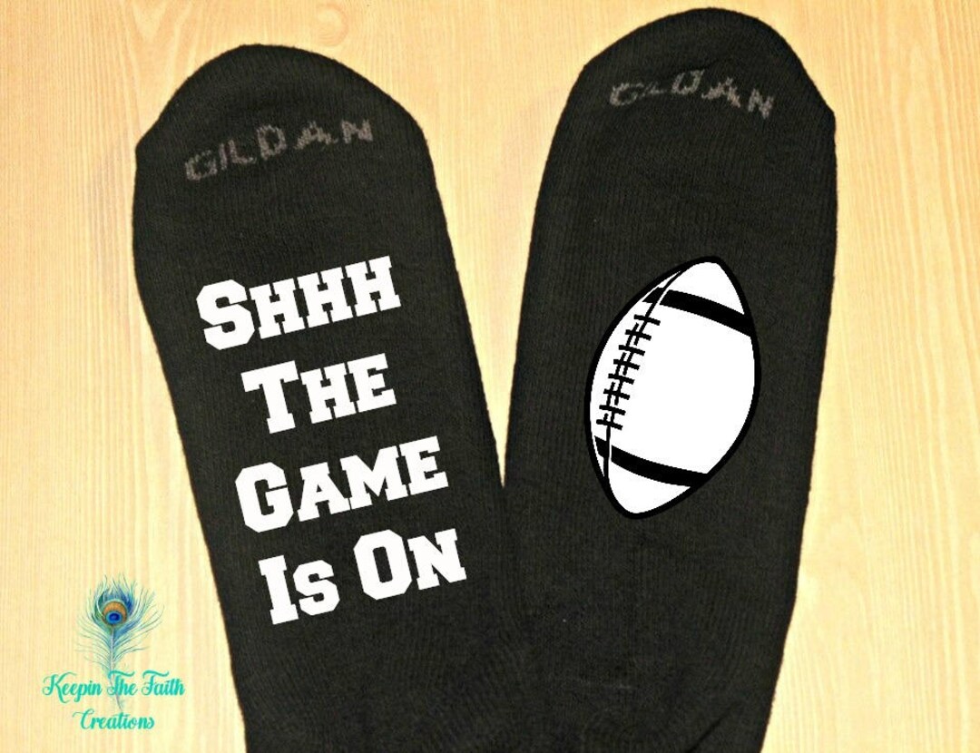 Football Socks - Fathers Day Gift - Football Lover Gift - Novelty Socks ...