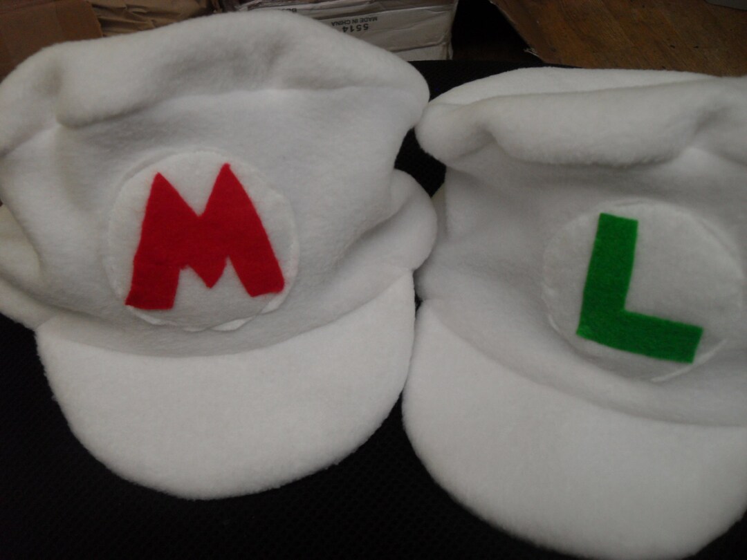 Mario & Luigi Fire. Hats Are Great for Any Type of Event. - Etsy