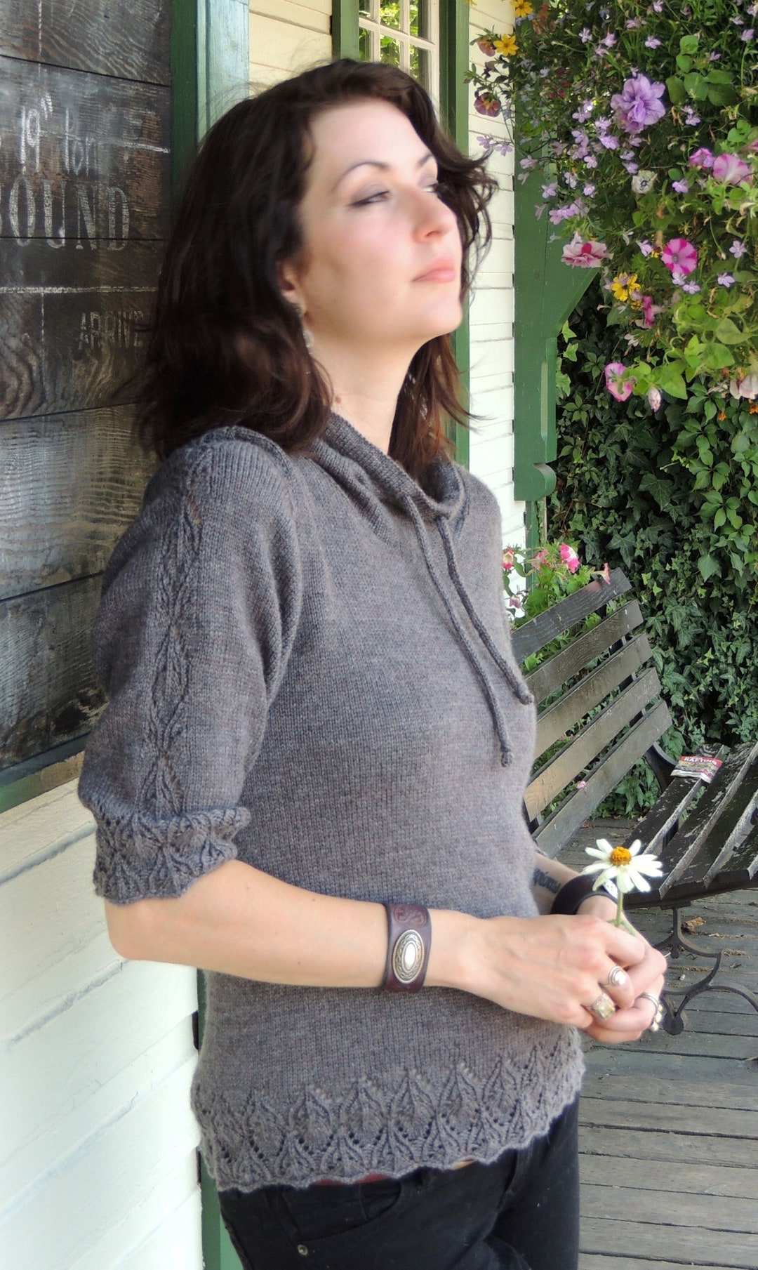 Ladies Pullover Funnel Neck Knitting Pattern, Funnel Cakes - Etsy UK