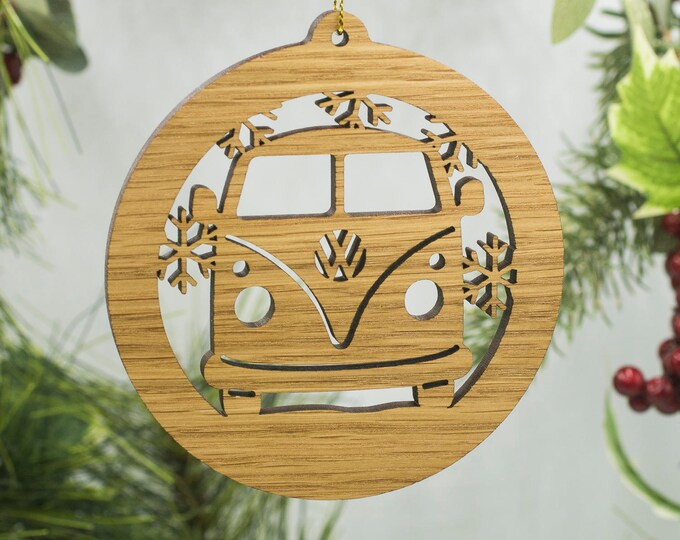 VW Bus Christmas Ornament Volkswagen Bus Ornament VW Split | Etsy