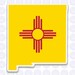 New Mexico Decal NM State Flag Decal New Mexico State | Etsy