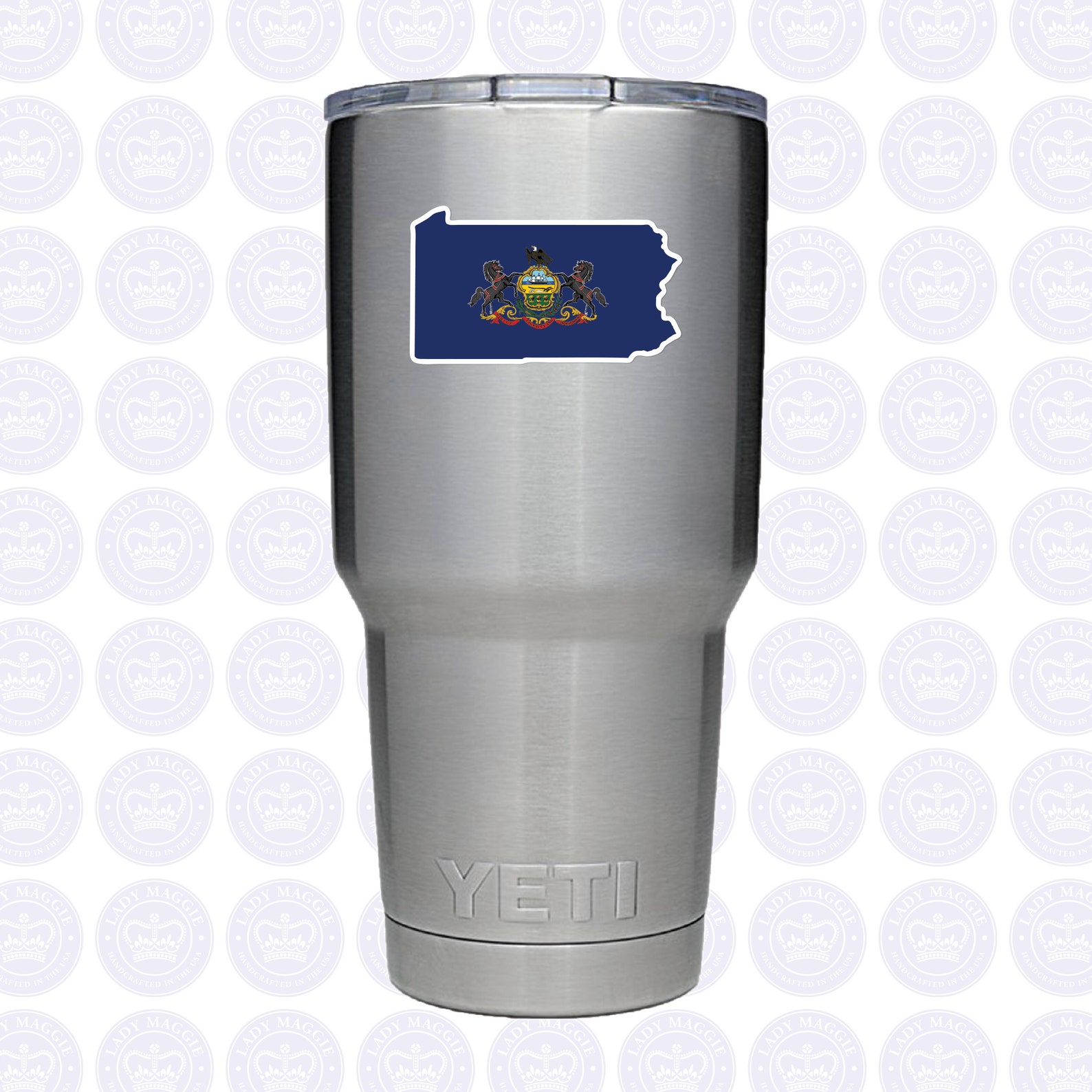 Pennsylvania Decal PA State Flag Decal Pennsylvania State | Etsy