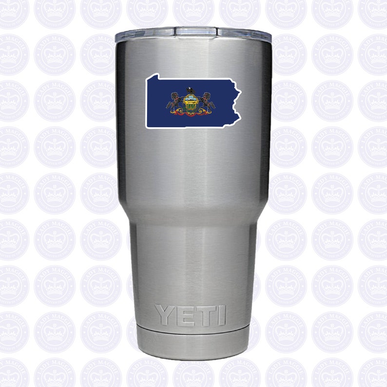 Pennsylvania Decal PA State Flag Decal Pennsylvania State | Etsy