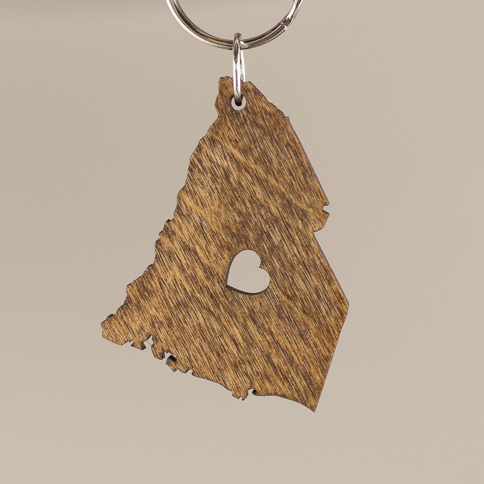 South Carolina Keychain SC State Keychain Wooden South - Etsy