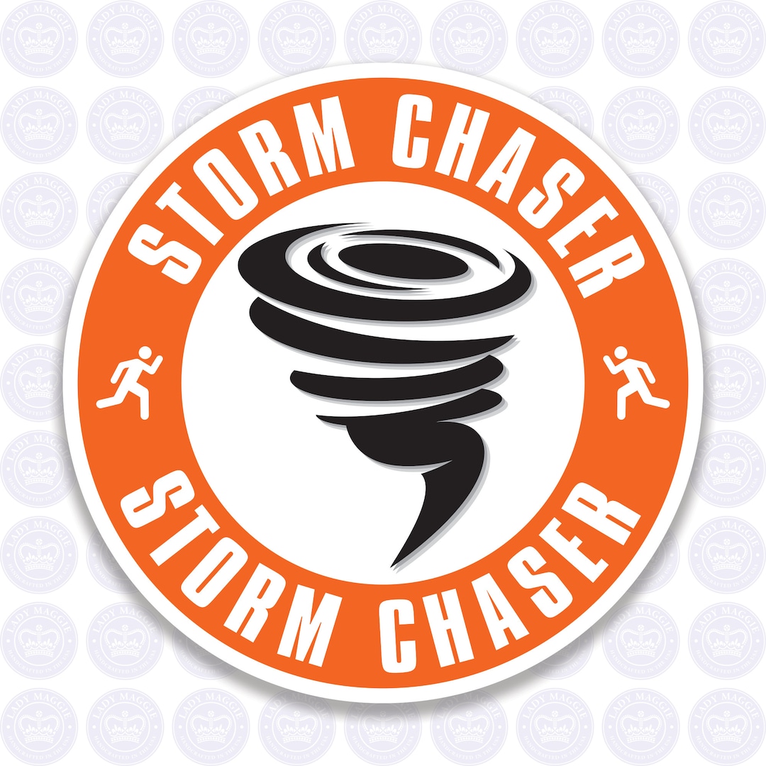 STORM CHASER Decal - Storm Chaser Bumper Sticker - Storm Chaser Volunteer Sticker - Chaser ...