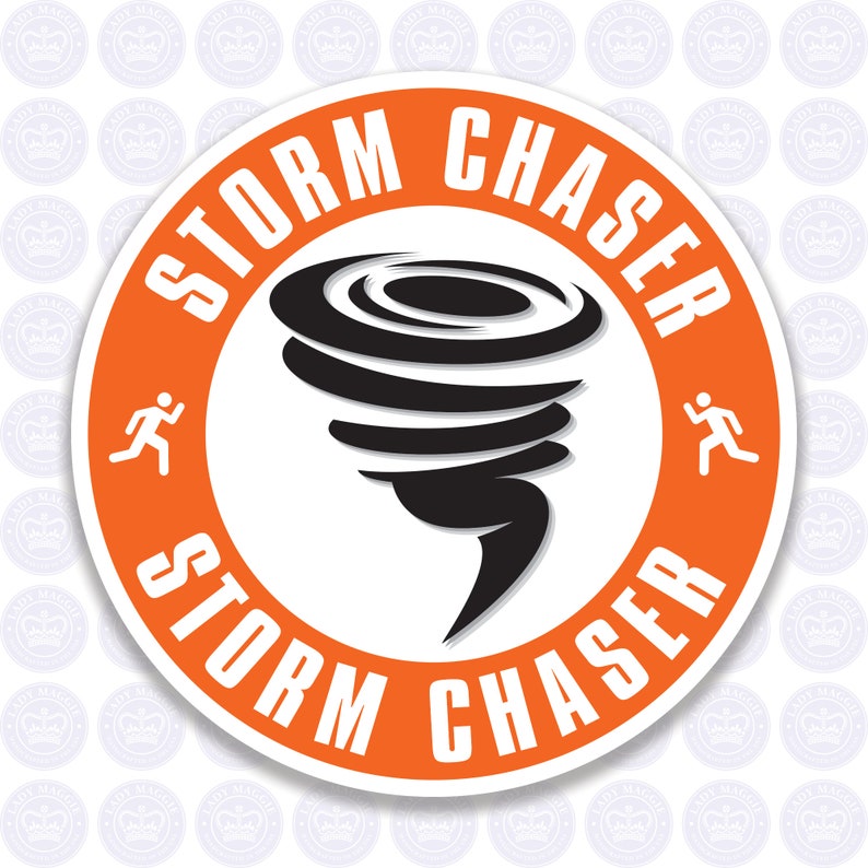 STORM CHASER Decal Storm Chaser Bumper Sticker Storm | Etsy