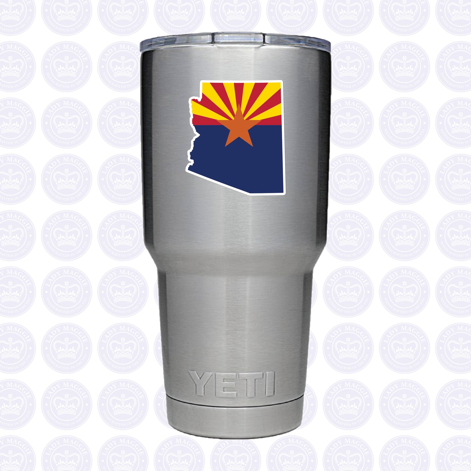 Arizona Decal AZ State Flag Decal Arizona State Bumper Sticker State of ...