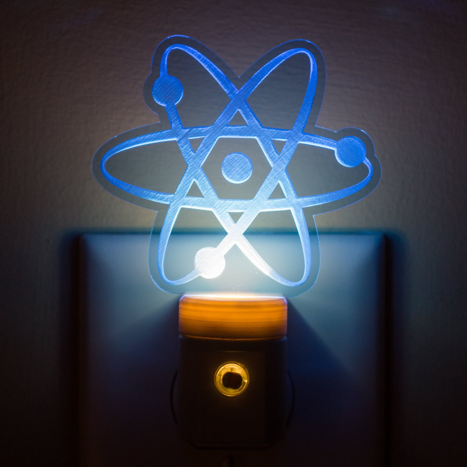 Atom Night Light Atomic Nightlight Atomic Particles LED - Etsy