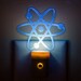 Atom Night Light Atomic Nightlight Atomic Particles LED Nightlight ...