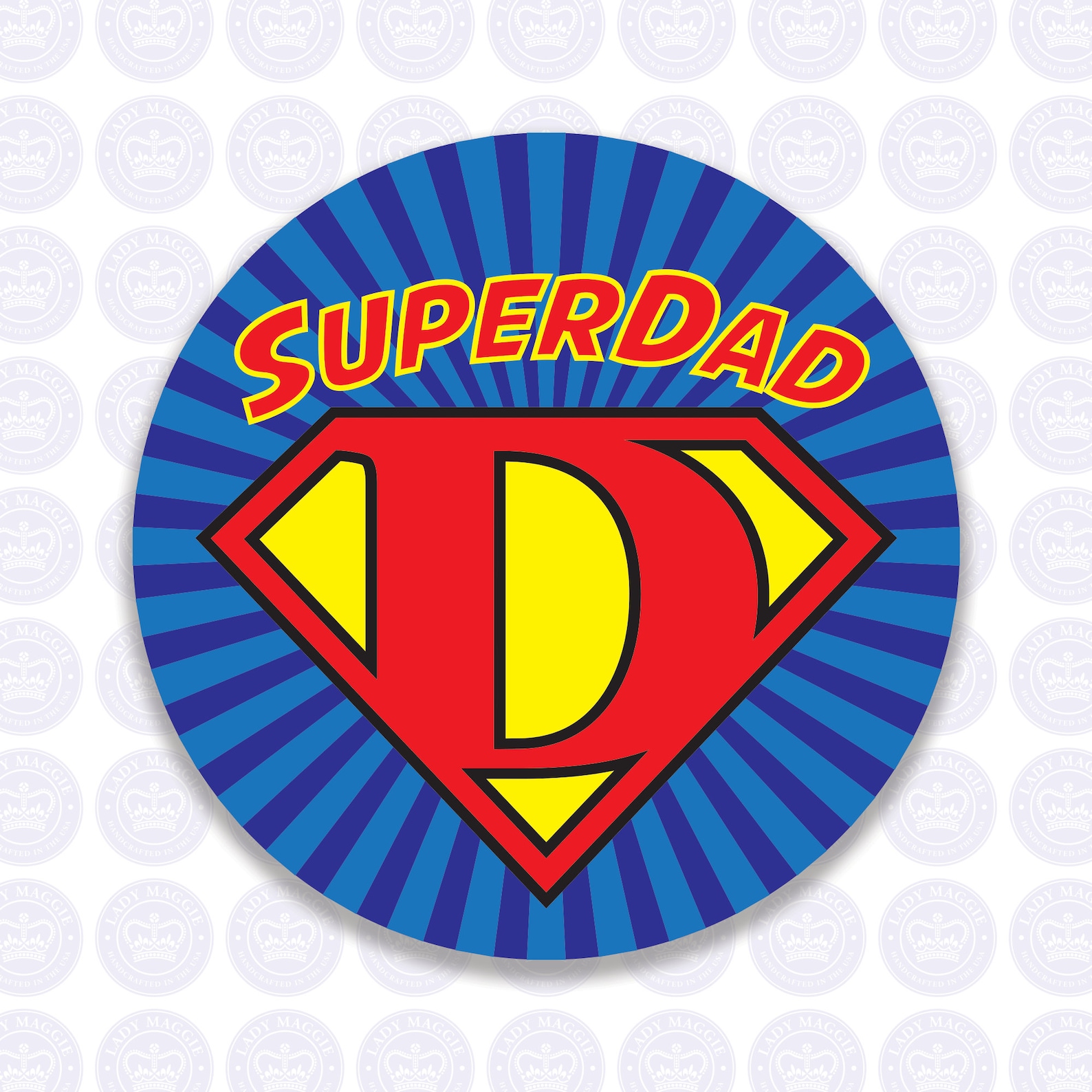 Super Dad Decal Father's Day Super Dad Bumper Sticker - Etsy